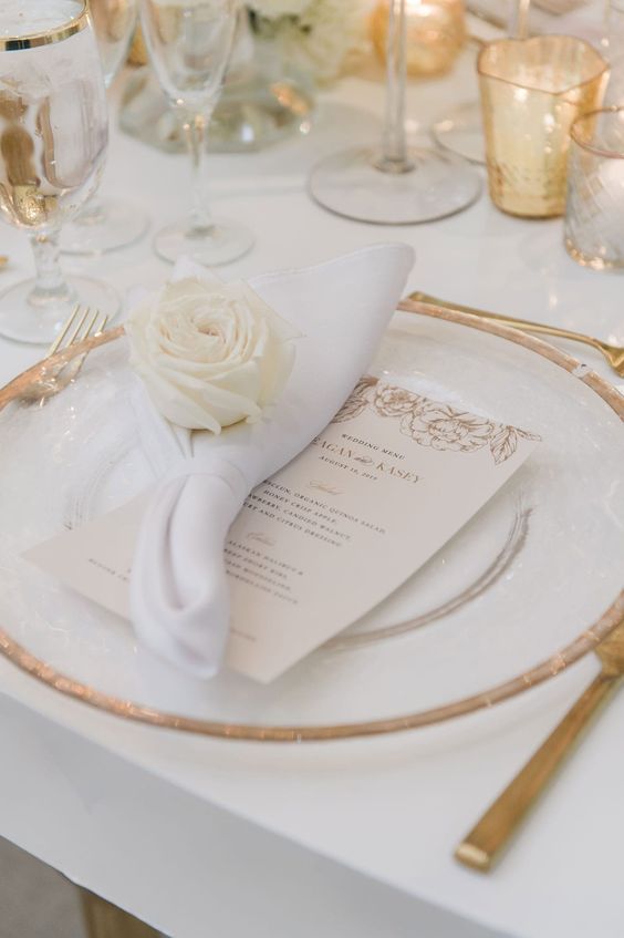 How To Create The Perfect Wedding Place Setting Using Floral Accents ...