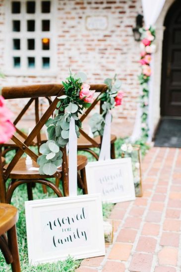 Beautiful & Thoughtful Ideas To Highlight Reserved Seats At Your ...