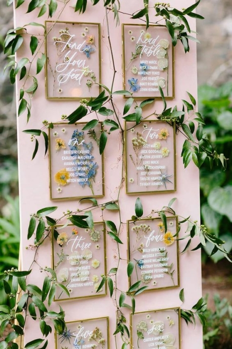 12 Unique Wedding Seating Chart Ideas Guaranteed to Impress Your Guests ...