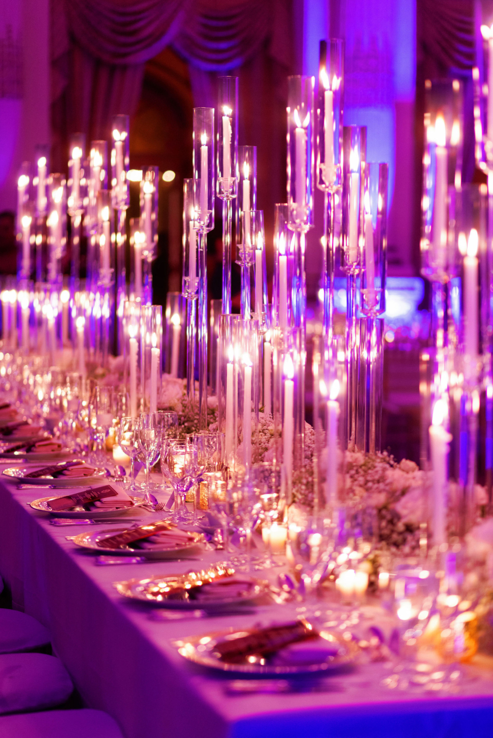 Bridgitte Long Tablescape Candle Centerpiece – The Plaza Hotel – Ivash ...